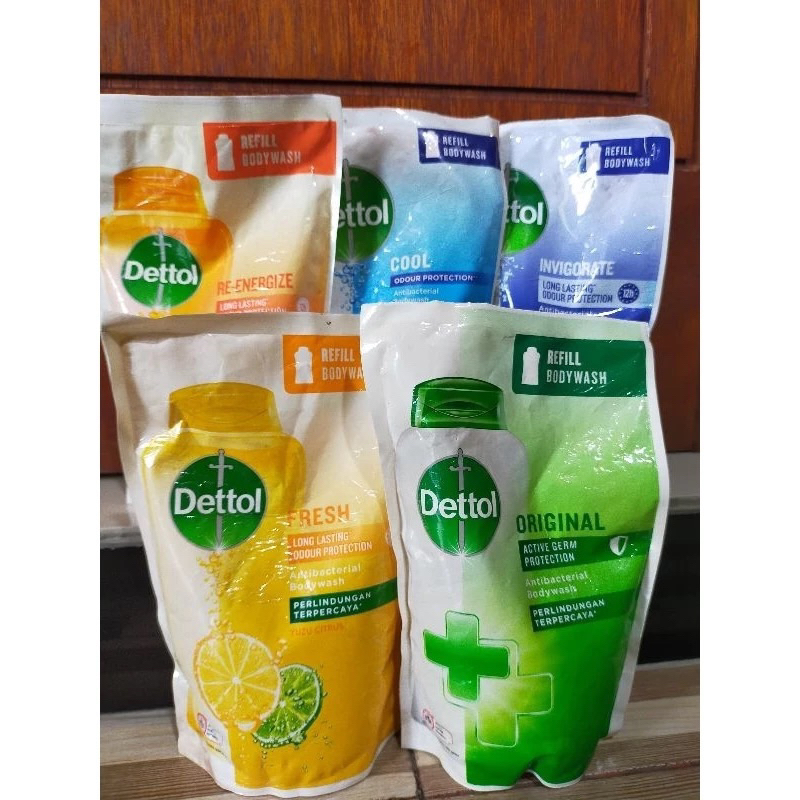 Jual Dettol Bodywash / Sabun Cair Dettol 410g / 370g Dettol Reffill ...