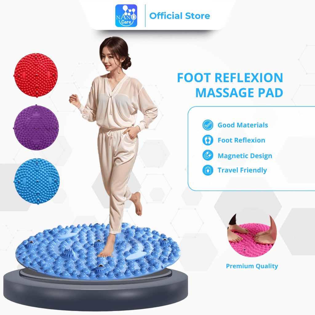 Jual Nano Care Alas Kaki Pijat Refleksi/Matras Olahraga & Jogging/Foot Reflexion Massage Pad ...