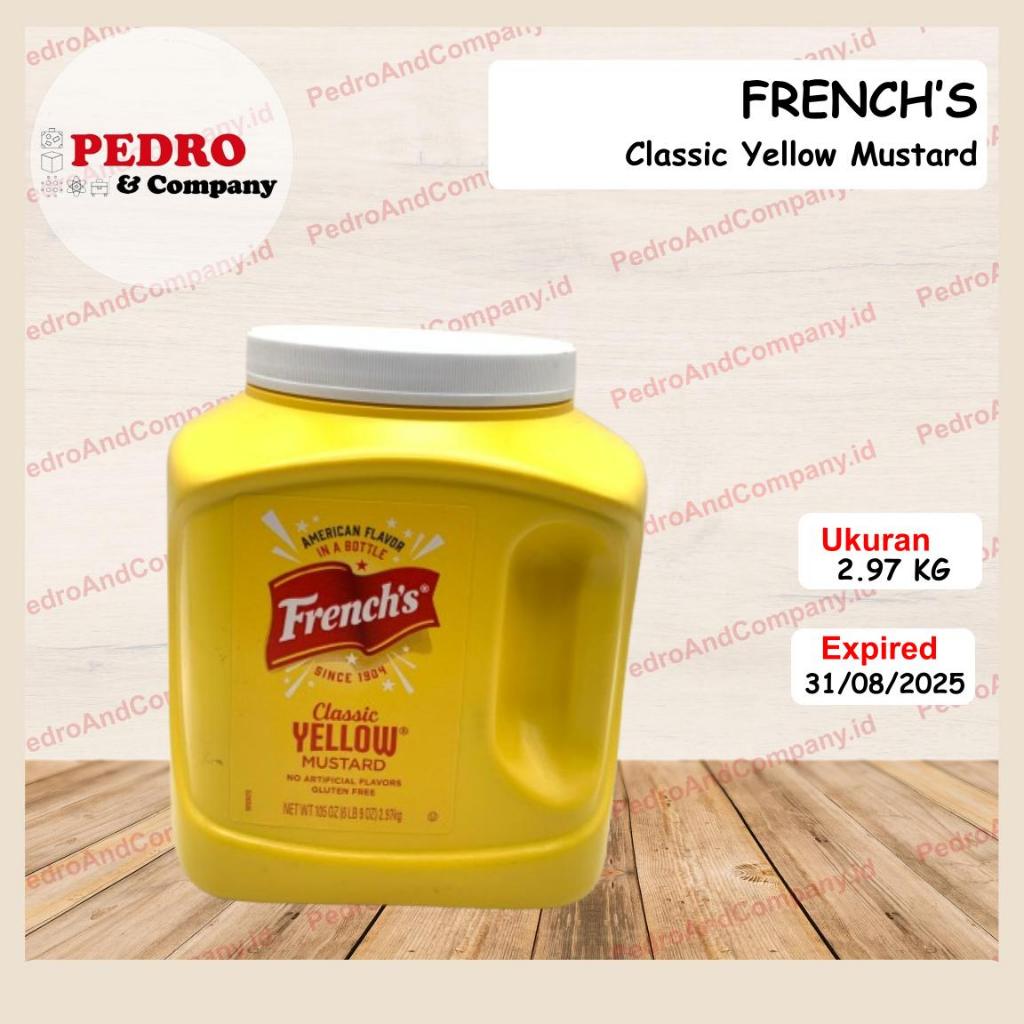 Jual French's classic yellow mustards 2,97 kg - saos mustard kuning ...