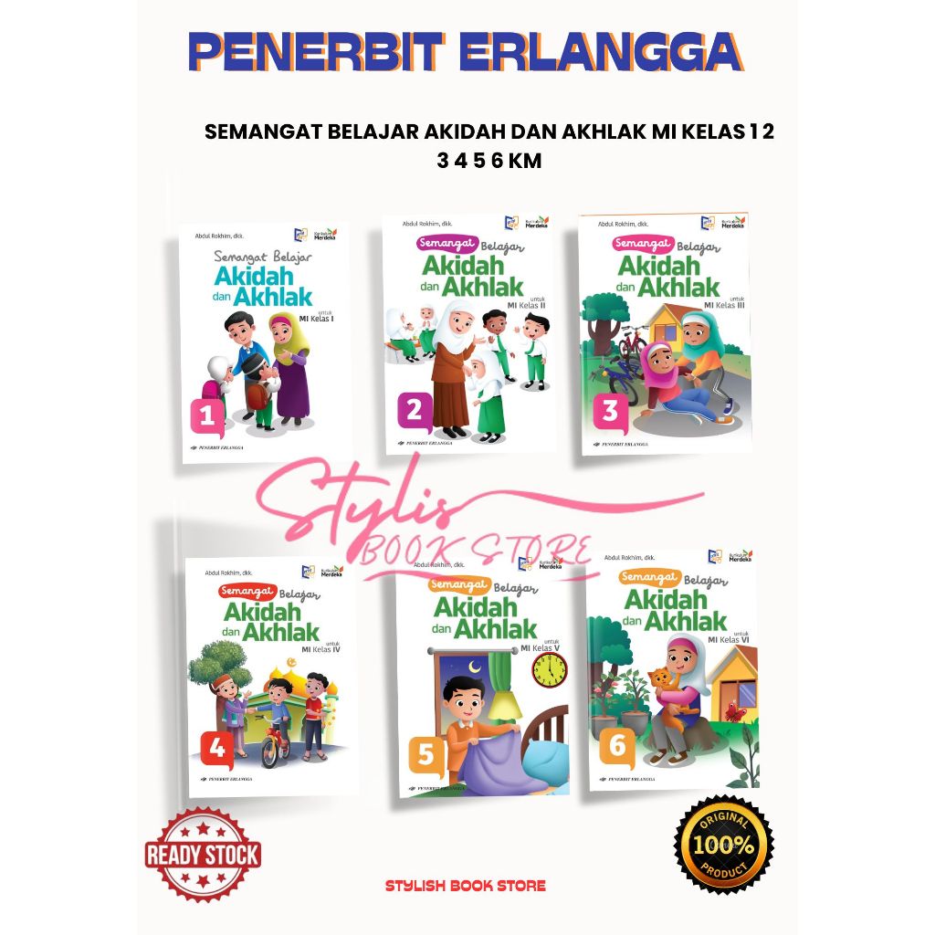 Jual BUKU PAKET SEMANGAT BELAJAR AKIDAH DAN AKHLAK MI KELAS 1 2 3 4 5 6 KM KURIKULUM MERDEKA ...