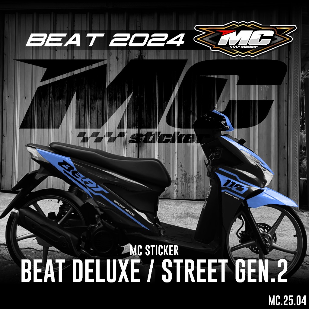 Jual Decal Sticker Beat Deluxe Street New 2024 Full Body Stiker Variasi ...