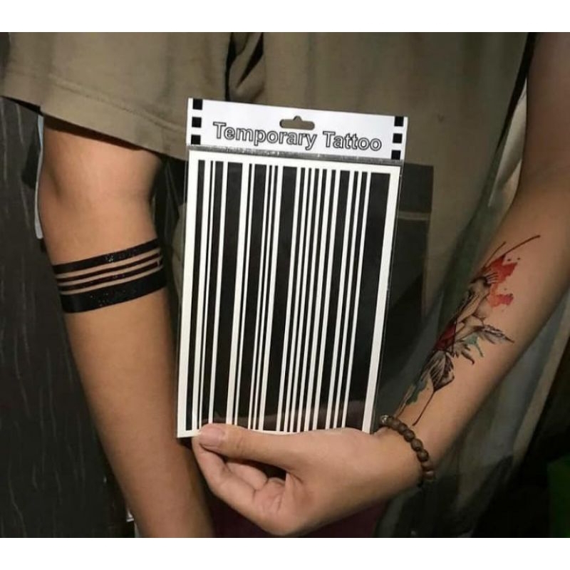 Jual tatto garis garis melingkar tato dybala tahan air | Shopee Indonesia