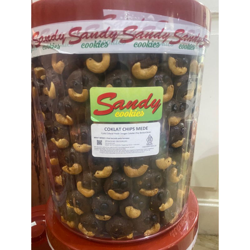 Jual COKLAT CHIPS MEDE #SANDY COOKIES SPESIAL 200gr + TOPLES (REPACK ...