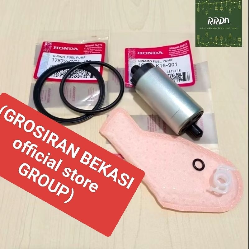 Jual ORIGINAL 100%Paket rotak beat FI dinamo fuel pump Honda kode K16 ...