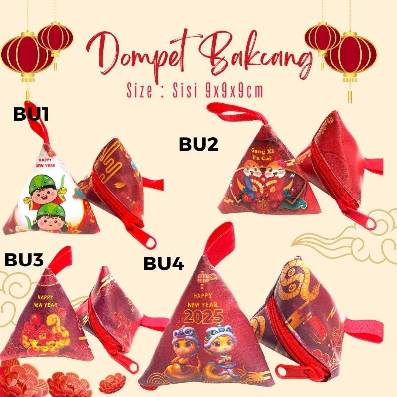 Jual Dompet Angpao Imlek Bakcang Tahun 2025 Shio Ular Snake Chinese New ...