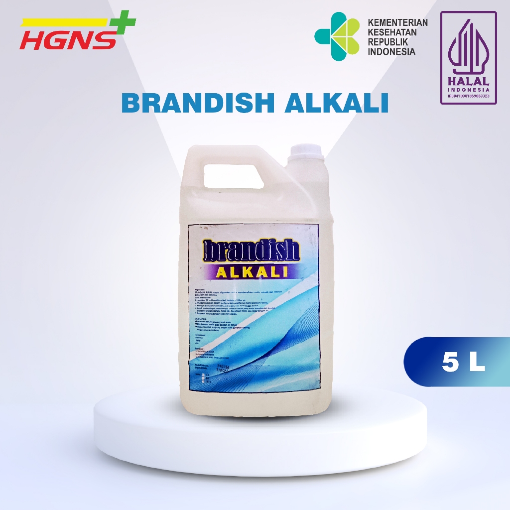 Jual Brandish ALKALI 4 Liter / penghilang noda bandel dan berat / cairan Alkali | Shopee Indonesia