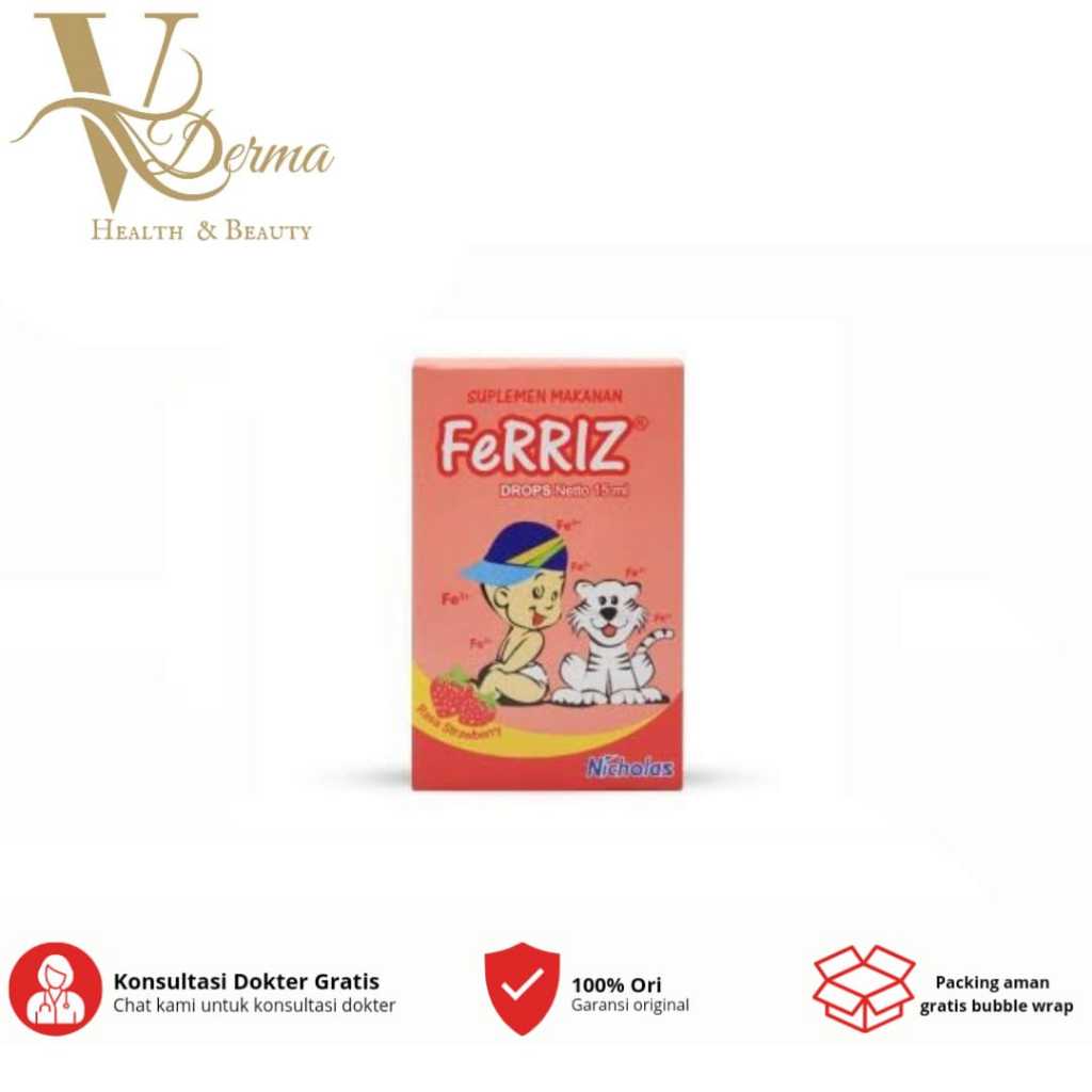 Jual Ferriz Drops 15 ml - Suplemen Zat Besi Bayi | Shopee Indonesia