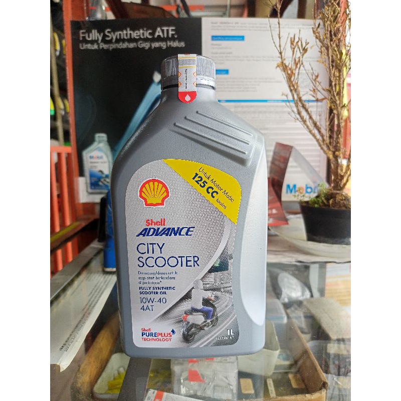 Jual Oli Mesin Motor Matic Shell Advance City Scooter 10W-40 4AT API SP ...