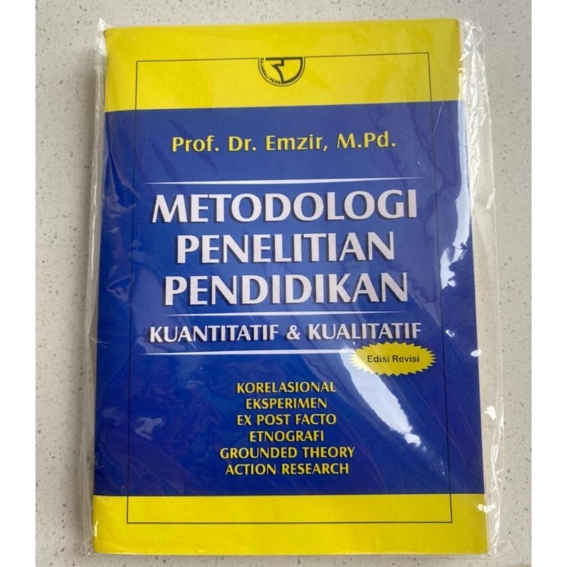 Jual Buku Metode Penelitian Pendidikan kuantitatif dan kualitatif edisi revisi by Prof Dr.Emzir ...