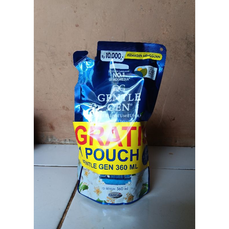 Jual GENTLE GEN DETERGEN CAIR BOTOL 700ML GRATIS GENTLE GEN POUCH 360ML ...