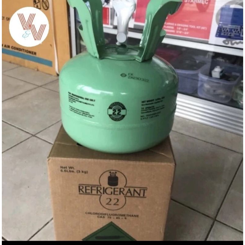 Jual refrigerant R22/R 22, isi 3 kg tabung mini segel pabrik | Shopee Indonesia