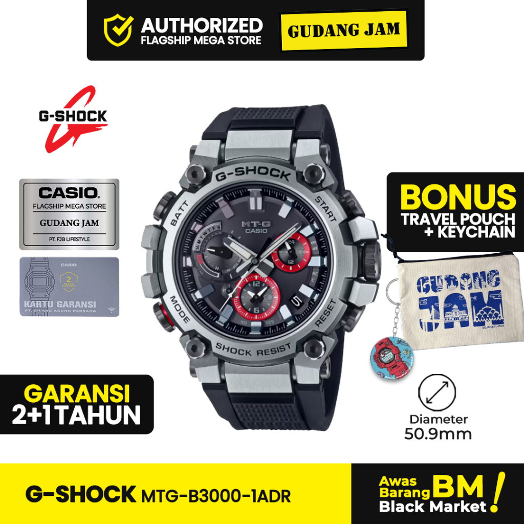 Jual Jam G-Shock Original MTG-B3000-1ADR MTG-B3000 MTGB3000 Garansi ...