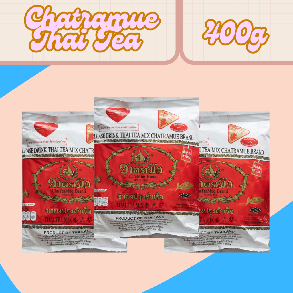 Jual Thai Tea Chatramue / Teh Chatramue Thai Tea 400 gr | Shopee Indonesia