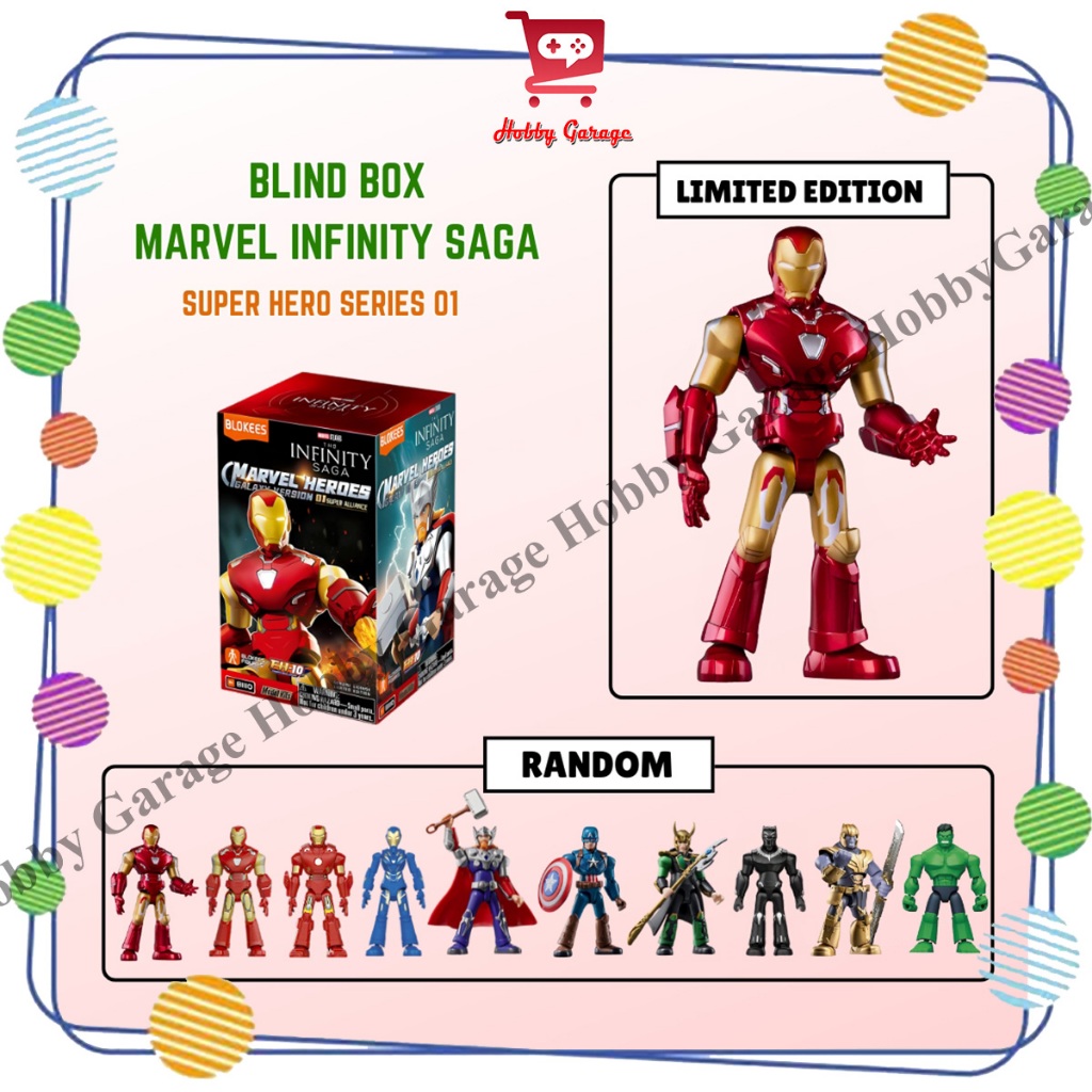 Jual Blind Box Blokees Avengers Marvel Super Hero The Infinity Saga ...