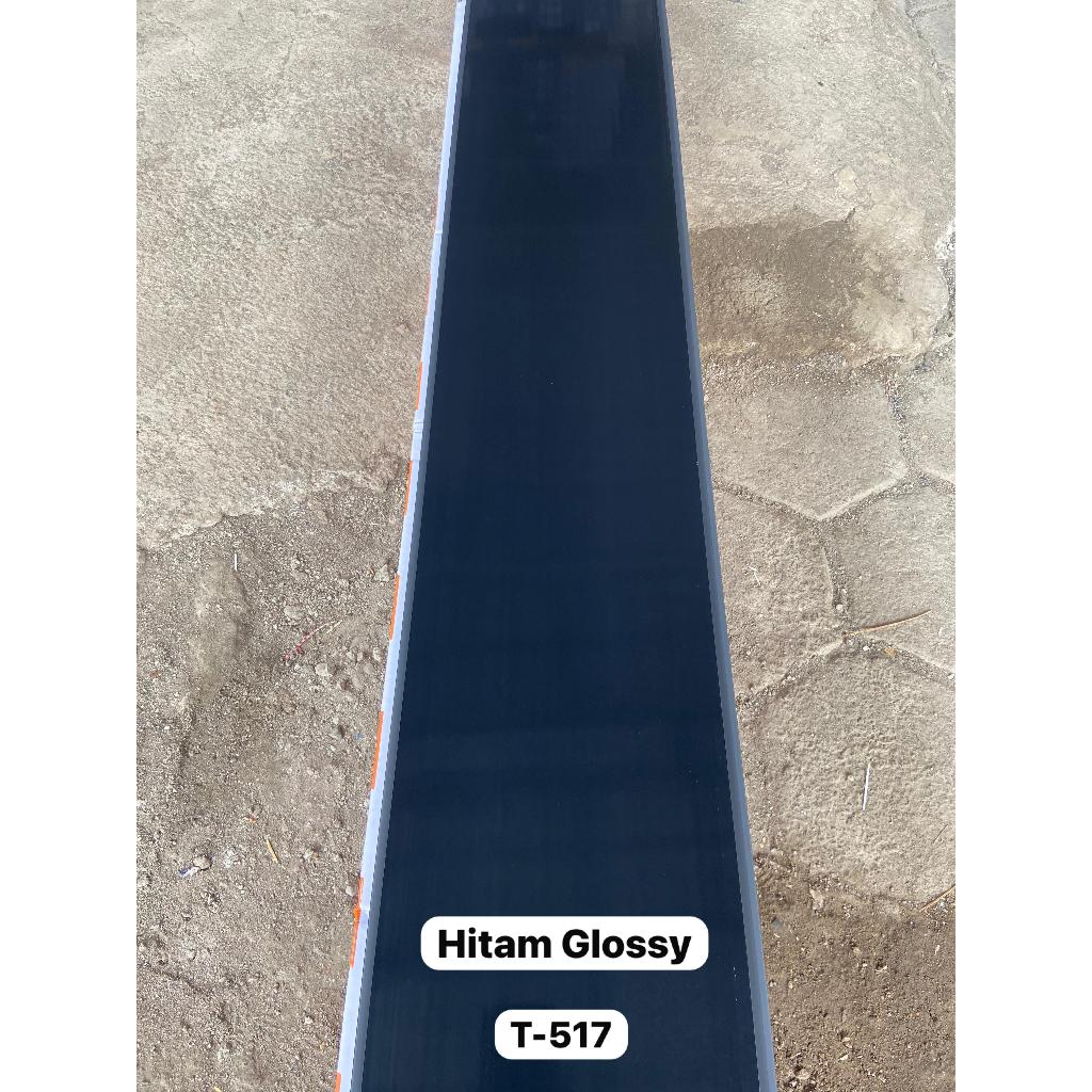 Jual Plafon PVC Hitam Polos Glossy hoda T-517 | Shopee Indonesia