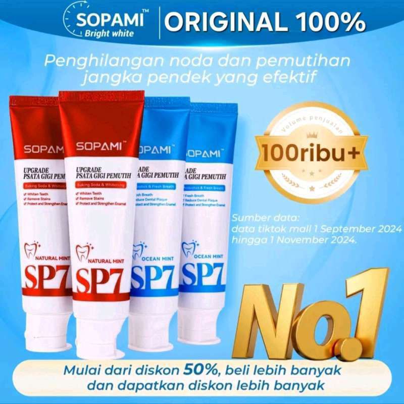 Jual SOPAMI SP7( PEMBERSIH GIGI & GUSI ) Merawat Gigi& Gusi dari Plak ...