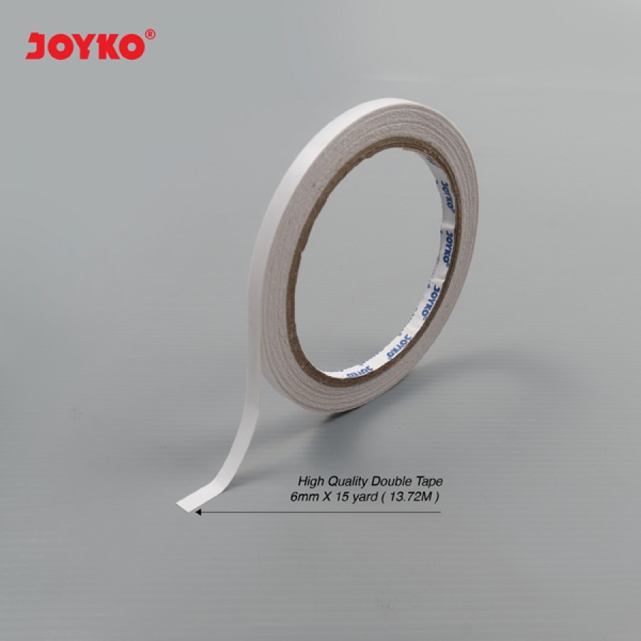 Jual Double Tape JOYKO 6mm (1/4 Inch) Dobel Tip Blue Core lem isolasi double tip kurus | Shopee ...