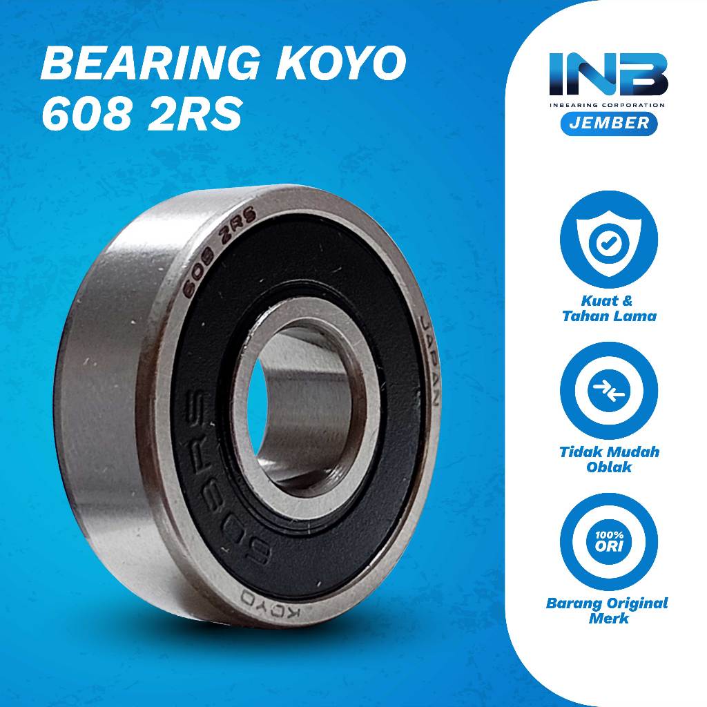 Jual Laker Bearing 608 2RS Koyo INB Bearing As Roda Sepeda Roda ...