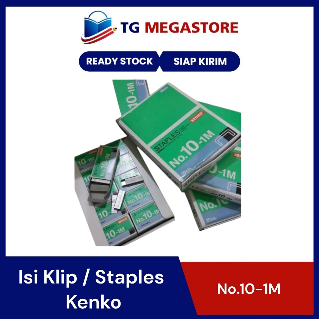 Jual Isi Klip / Stapler ( Staples ) Kenko No.10-1M | 1213 FA-H | 1210 ...