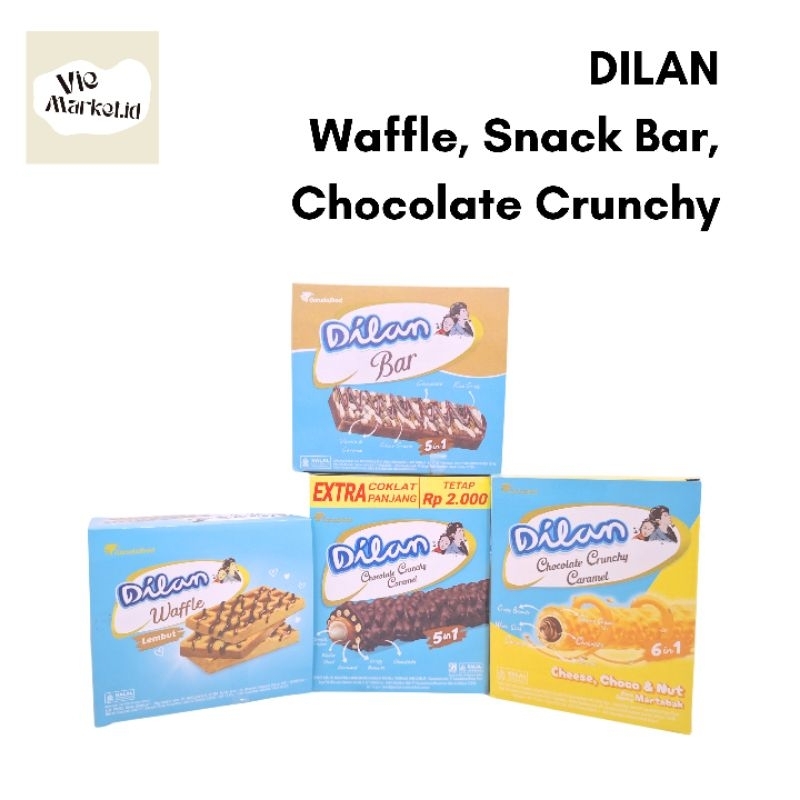 Jual Snack DILAN Bar, Waffle, dan Chocolate Crunchy | Shopee Indonesia