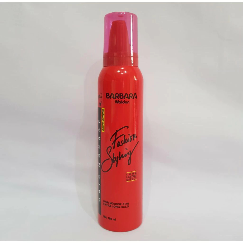 Jual Barbara Mousse Hair Foam Red 180ML | Shopee Indonesia