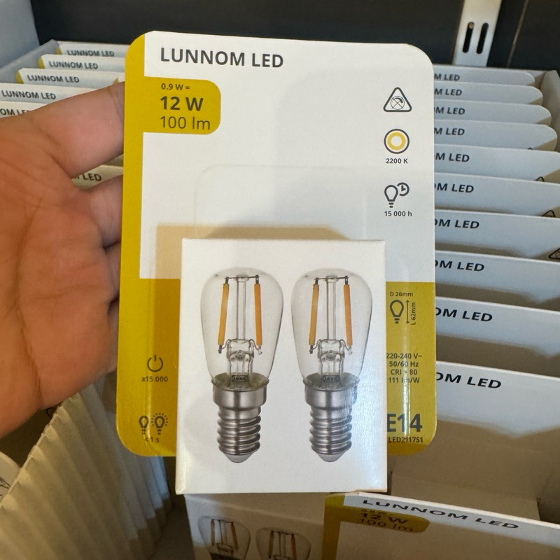 Jual Lampu Bohlam LED E14 100 lumen 0.9W IK3A Lunnom | Shopee Indonesia