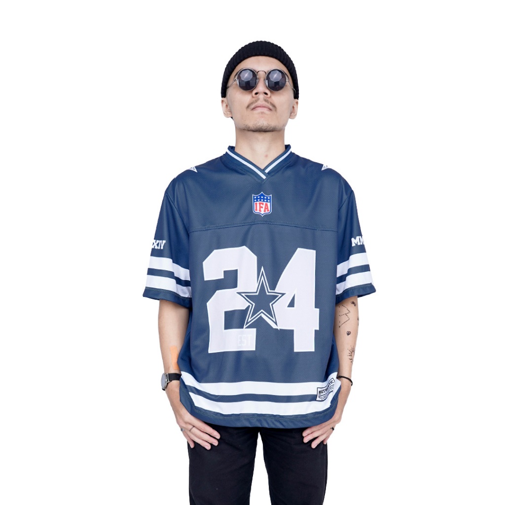 Jual IFA / 24 / Number Series / Jersey / Street wear / Oversize / NFL ...