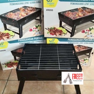 Jual Panggangan Sate Grill BBQ / Alat Panggang Portable Multi square grill Portable Panggangan ...