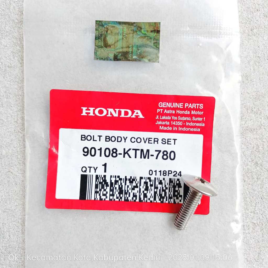 Jual Bolt 6x20 - Baut Cowl-Cover Body-Bodi Leg Shield Cub-125 CT-ST DAX ...