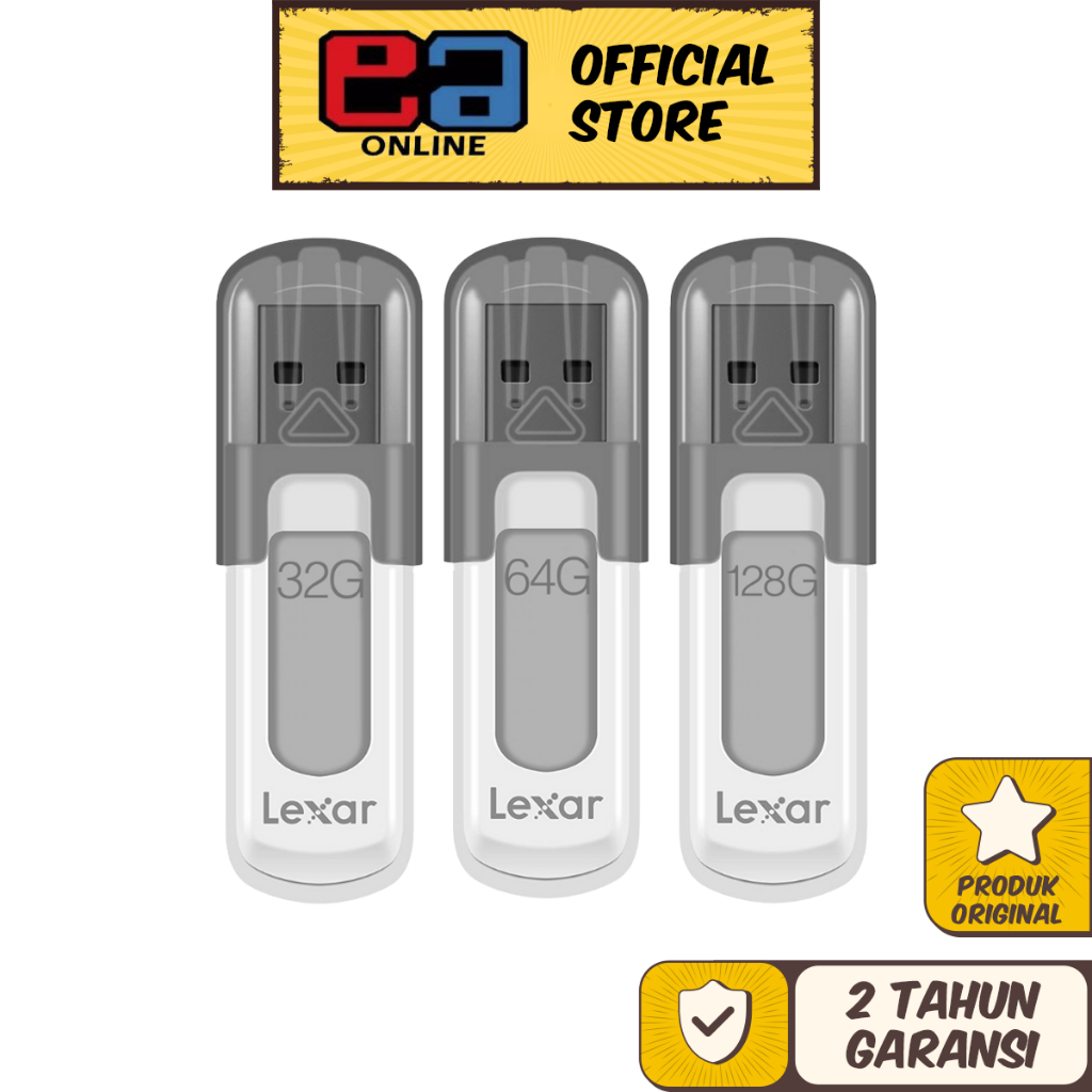 Jual Lexar Flashdisk JumpDrive V100 32GB / 64GB / 128GB USB 3.0 Flash ...