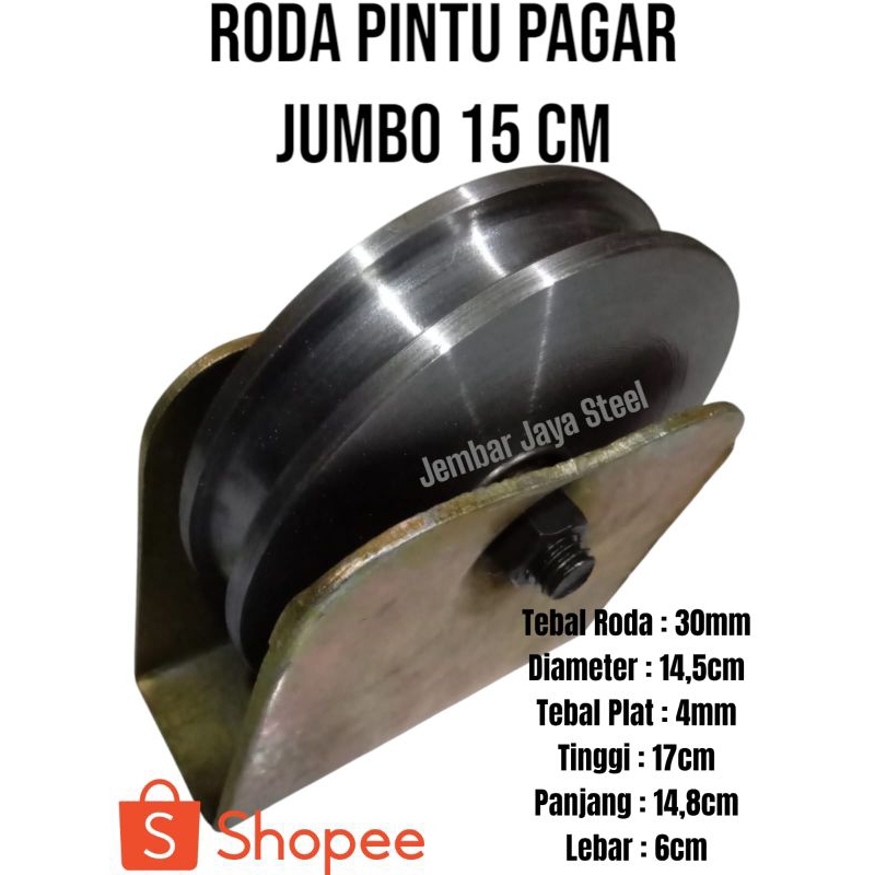 Jual Roda Besi super 15 cm Jumbo/RODA BESI SUPER GEBYOK PAGAR BESI/RODA ...
