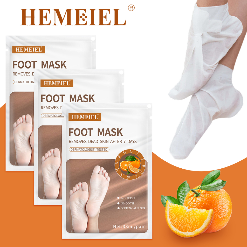 Jual Foot Peeling Mask Exfoliating Masker Kaki Tangan Hemeiel 1 Pasang ...