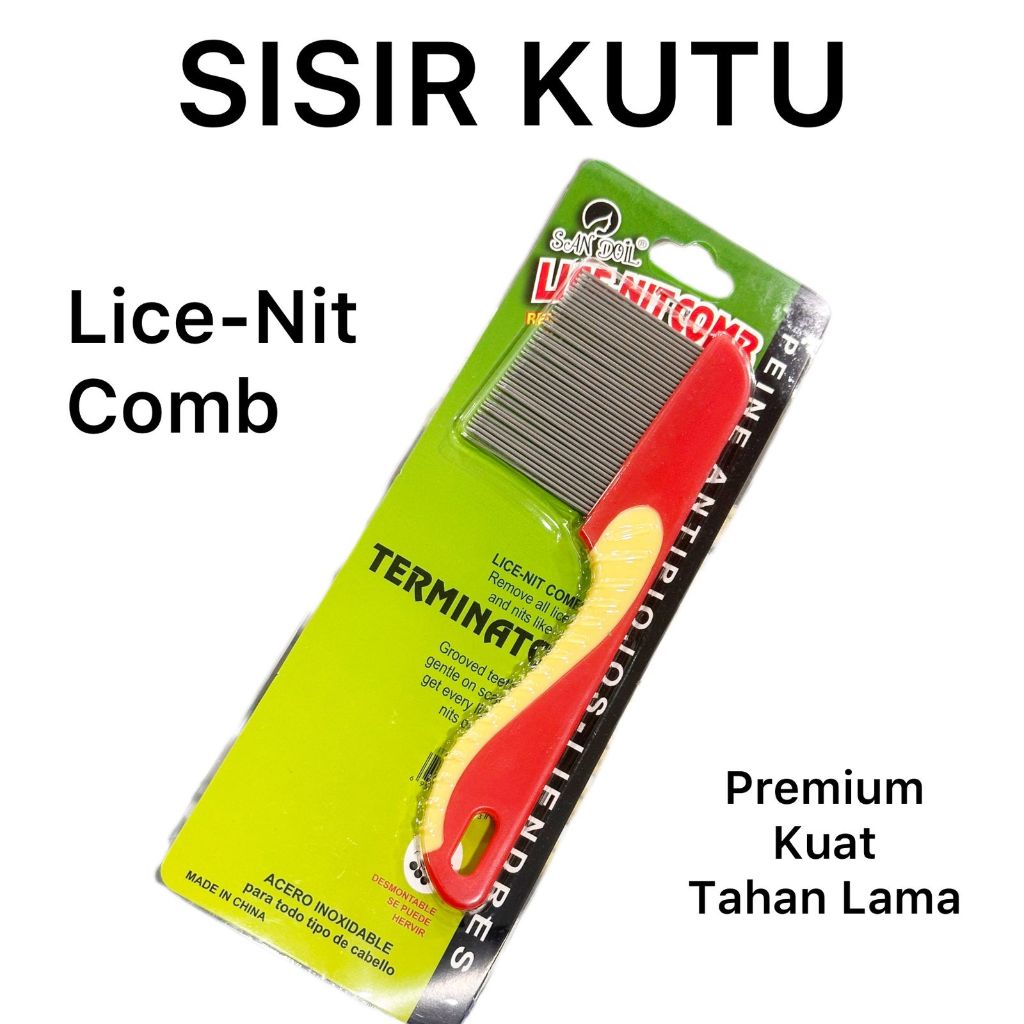 Jual Sisir Rambut Kutu Logam / Serit Logam Kutu / Sisir serit besi kutu ...