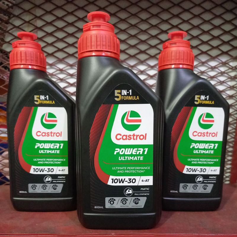 Jual Castrol Power1 Ultimate Matic 10W-30 800ml | Shopee Indonesia