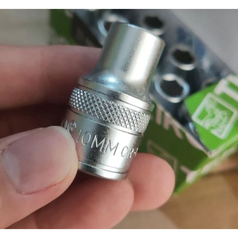 Jual Tekiro Mata Kunci Shock Ukuran 10 mm SQ 1/2" Inch Dr 6 Pt or 12 Pt | Shopee Indonesia