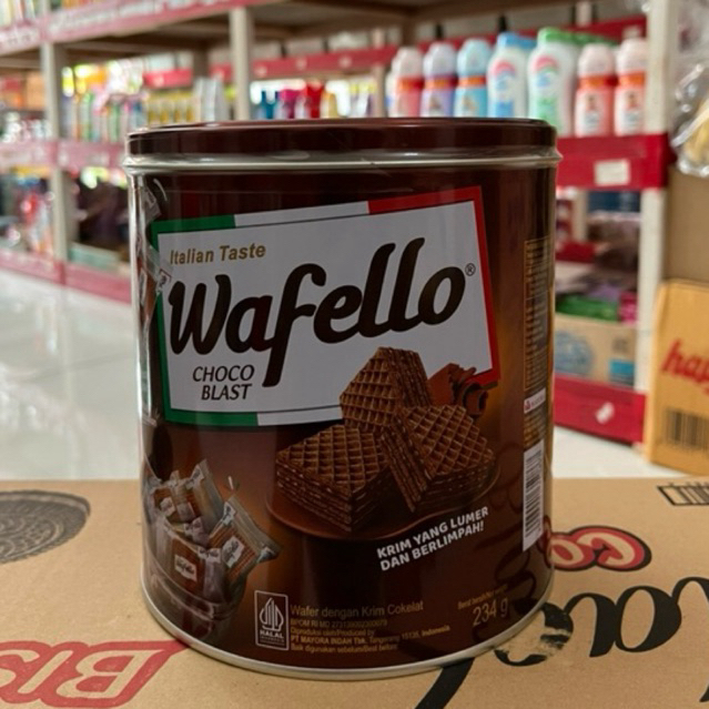 Jual WAFELLO WAFER KALENG 234gr | Shopee Indonesia
