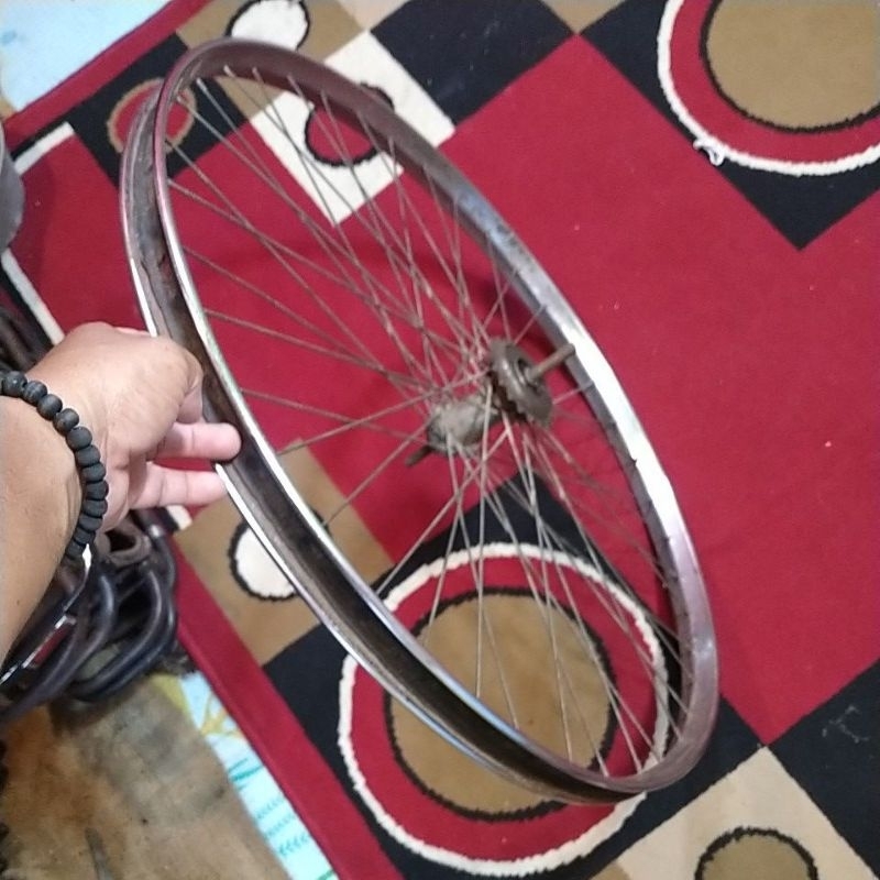 Jual Roda blakang sepeda onthel basikal tua kriwil pelk | Shopee Indonesia