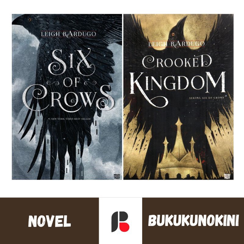 Jual (Original, Segel) Novel Six of Crows Series: Six of Crows; Crooked ...