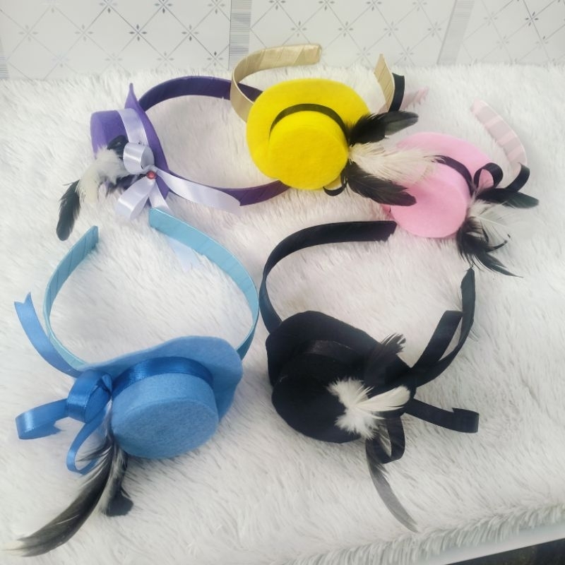 Jual bando bentuk topi/headpiece topi/fascinator hat | Shopee Indonesia