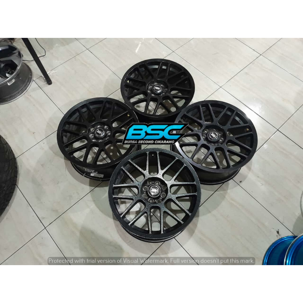 Jual Velg Racing Second R17 HSR Rai-S1 Hitam Pcd 4x100 4x114 Ring 17 Yaris Jazz Avanza Xenia ...