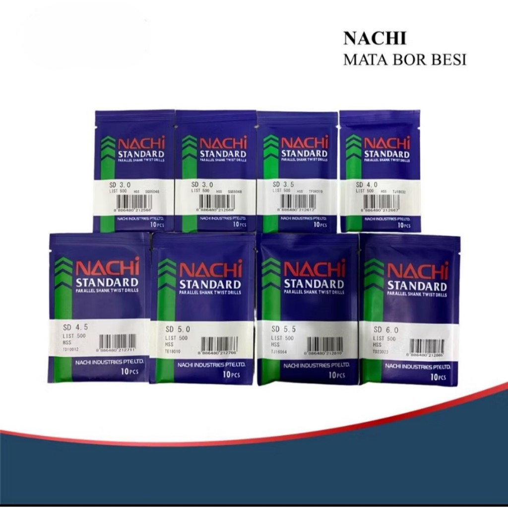 Jual nachi mata bor besi / baja / Stainles ( 100% garansi asli ) | Shopee Indonesia