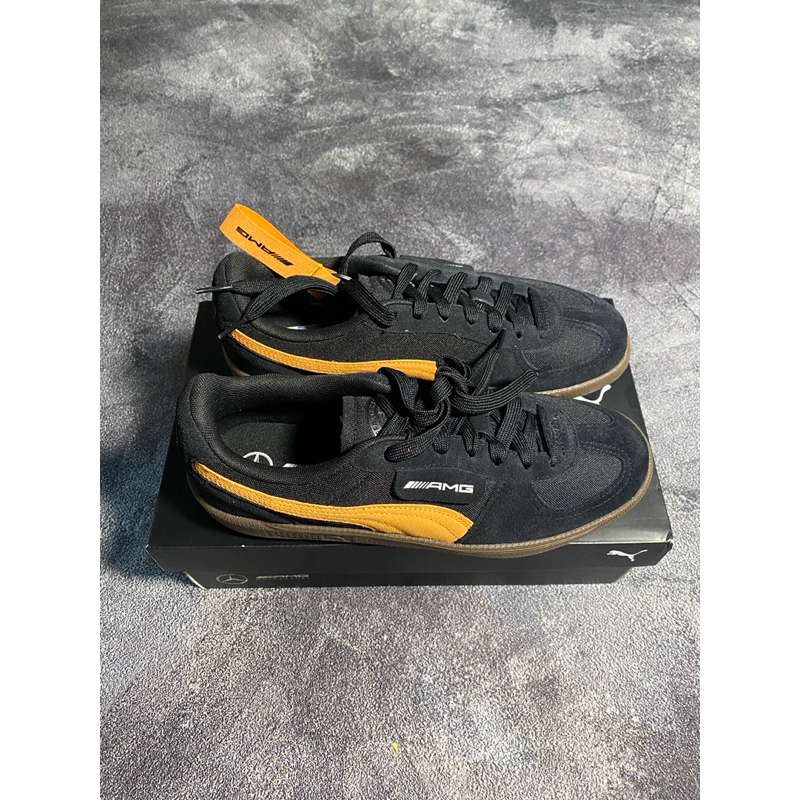 Jual Sepatu Sneakers Palermo AMG Black Original Resmi 397652-01 ...