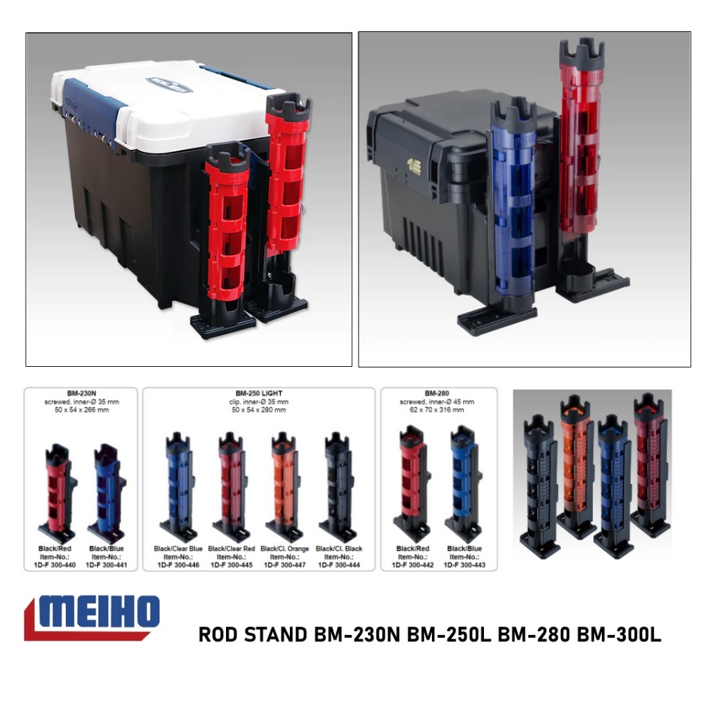 Jual Meiho Versus Rod Stand Attachment BM-230N BM-250L BM-280 BM-300L ...