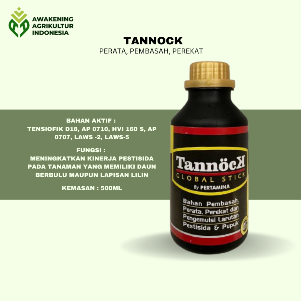 Jual TANNOCK 500ML PEMBASAH PERATA PEREKAT DAN PENGEMULSI LARUTAN ...
