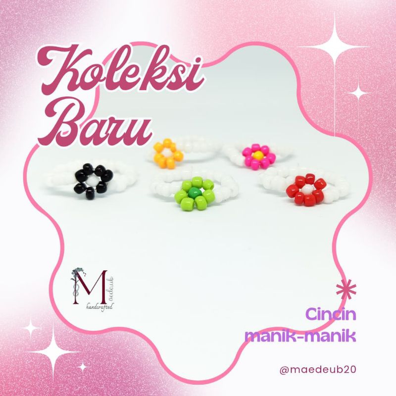 Jual Cincin Manik Putih Bunga | Shopee Indonesia