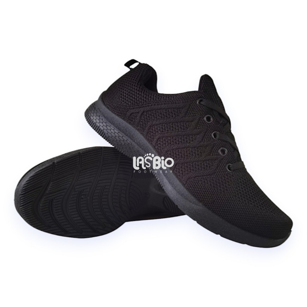 Jual AIRMAX Sepatu Sekolah Sneakers Tomcat Remaja Tanggung Hitam Polos ...