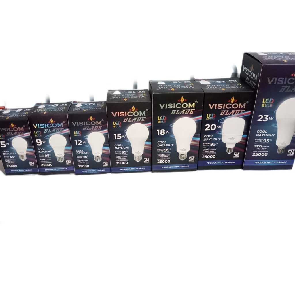 Jual LAMPU LED VISICOM BLADE /LED BLUB 5W/9W/12W/15W/18W/20W/23W ...