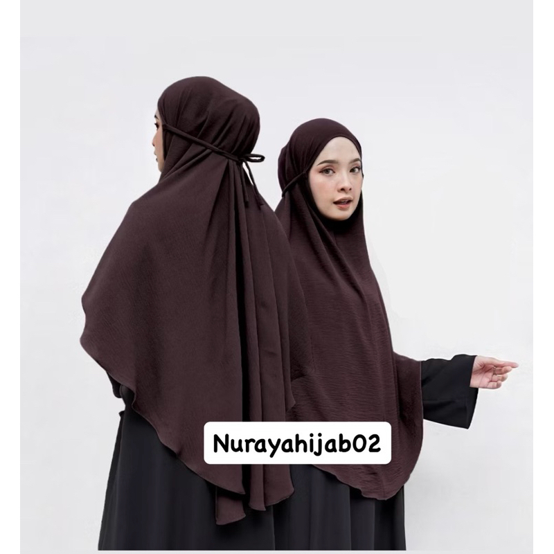 Jual BERGO CRINKLE AIRFLOW PREMIUM/JILBAB CRINKLE AIRFLOW/JILBAB BERGO ...