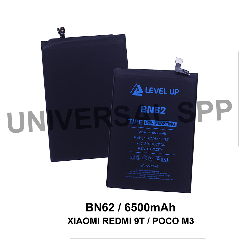 Jual LEVEL UP Baterai Xiaomi Poco M3 - Redmi 9T BN62 | Shopee Indonesia