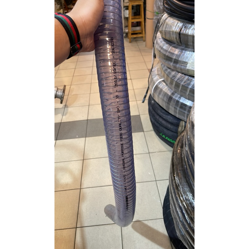 Jual Selang Spring hose Alfagomma uk 1 inch - selang bening kawat ...